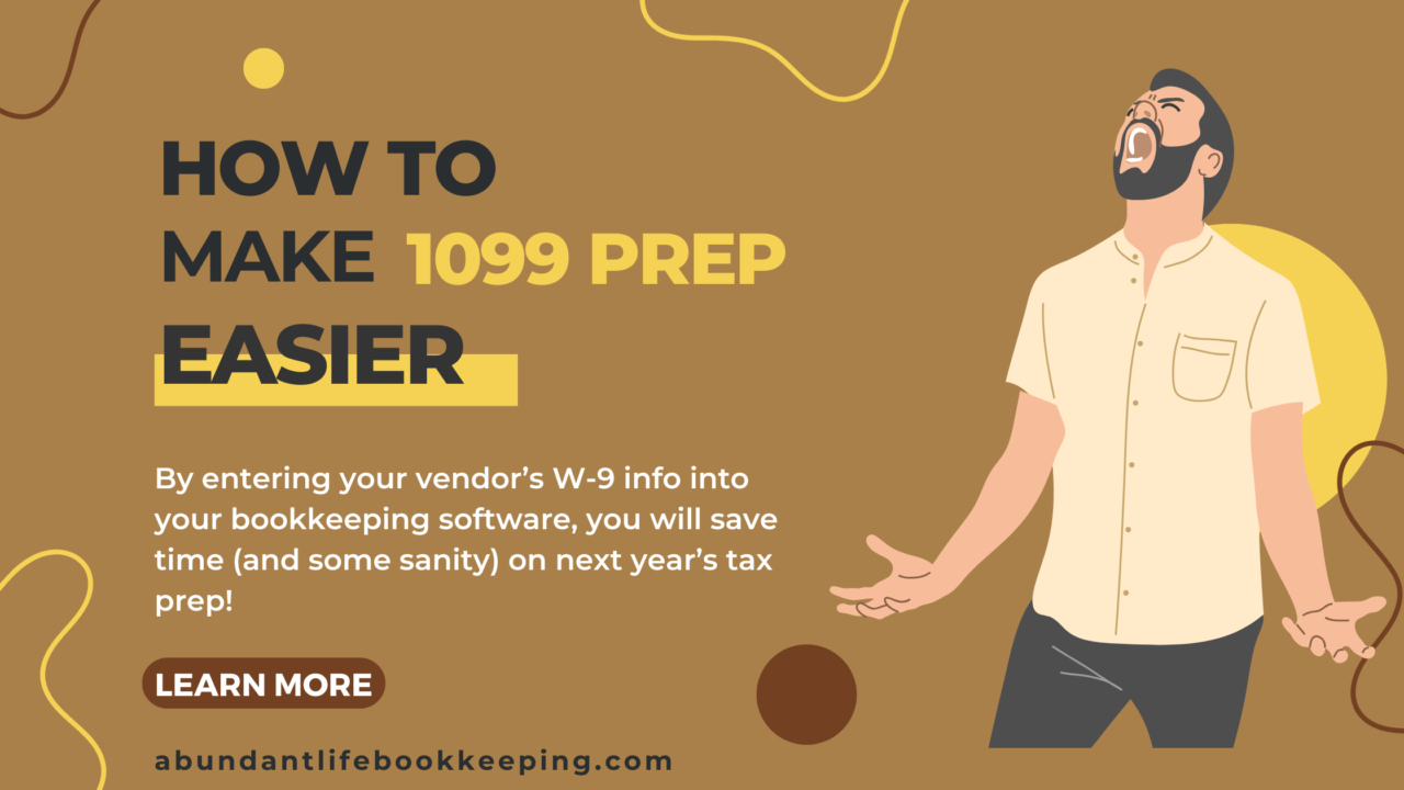 How to make dreaded 1099 prep easier!